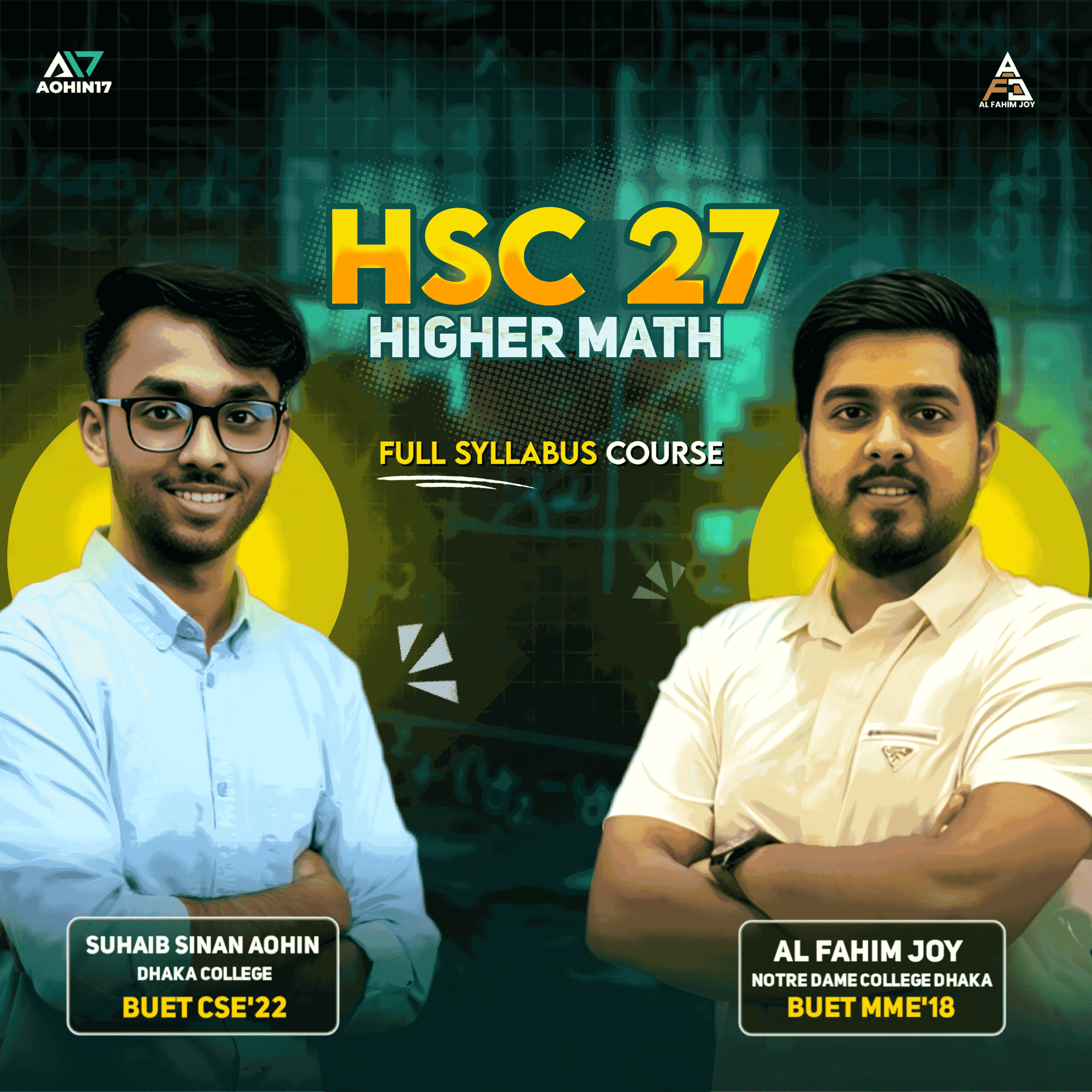 Higher Math Full Syllabus (HSC-27) by Fahim-Aohin